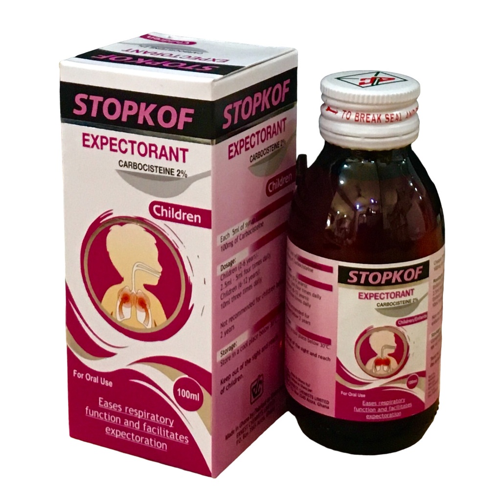 STOPKOF EXP (CARBOCISTEINE) 2% CHILD SYR 100ML | Meldinpharma
